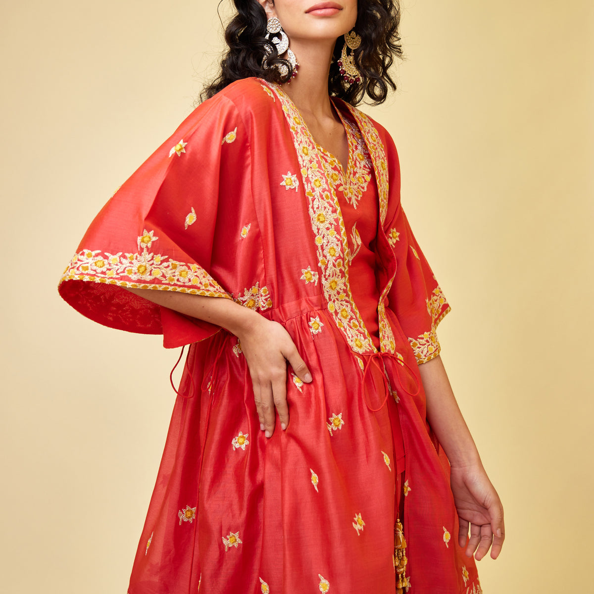 Spicy Orange Sharara Set. – Shyam Narayan Prasad